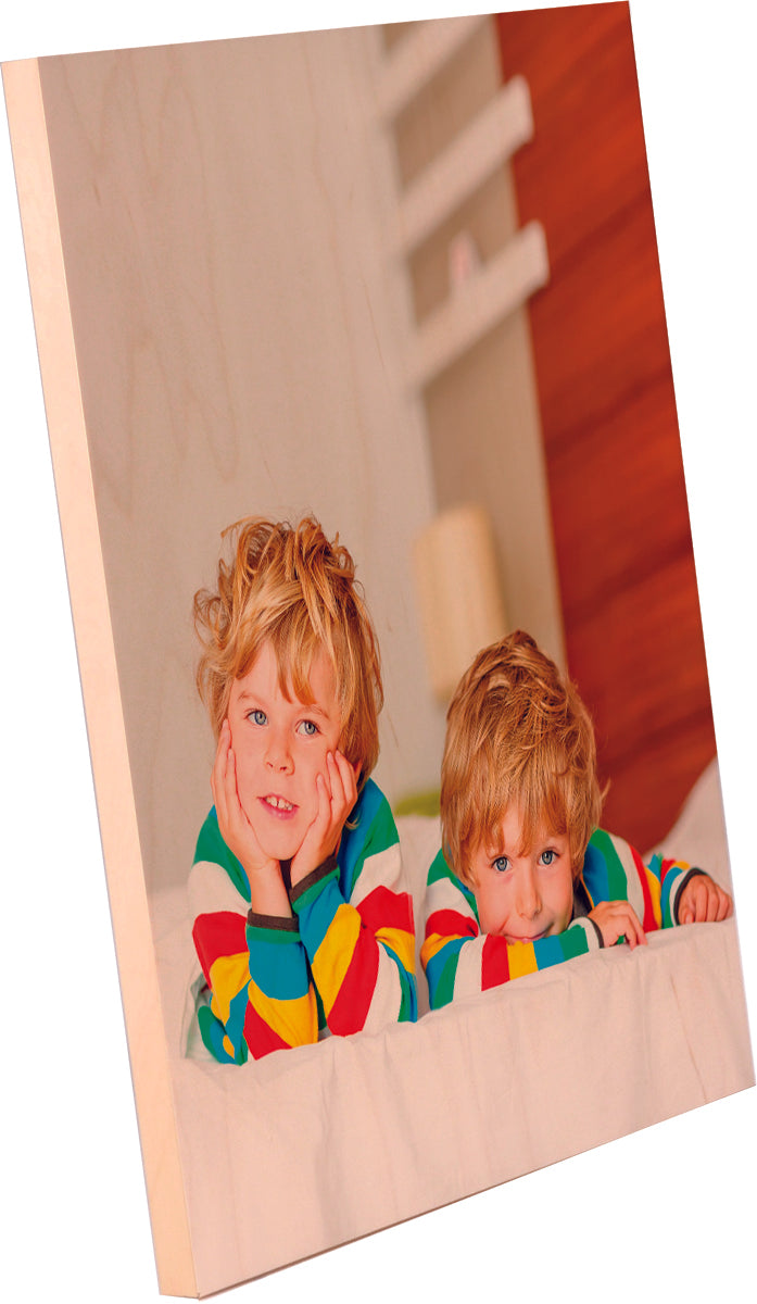 4534 ChromaLuxe® Maple Matte Clear natural wood Sublimation Photo Panel ...