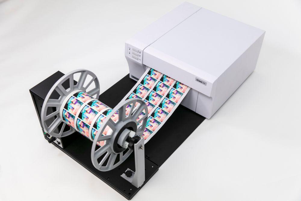 Label printer icolor 250 by UniNet, print and cut shape and size custom ...